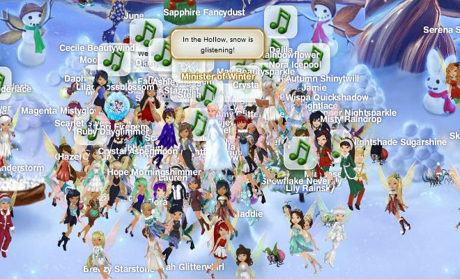 Winter Wonderland Party Snapshots - Pixie Hollow - Disney Fairies Online Forums