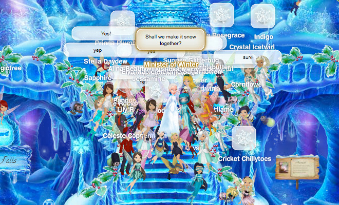 Winter Wonderland Party Snapshots - Pixie Hollow - Disney Fairies Online Forums